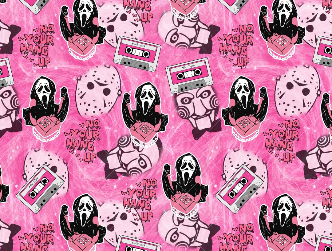 Horror Scream Seamless Pattern File - Etsy