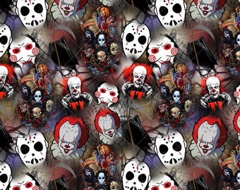 Horror Jack Digital Seamless Pattern - Etsy