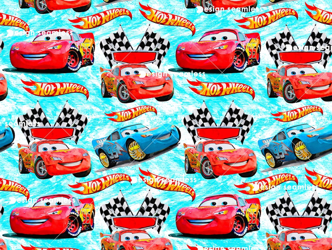 Cars Digital Seamless Pattern File - Etsy