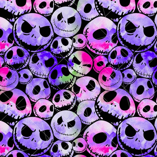 Horror Neon Cartoon Seamless Pattern - Etsy