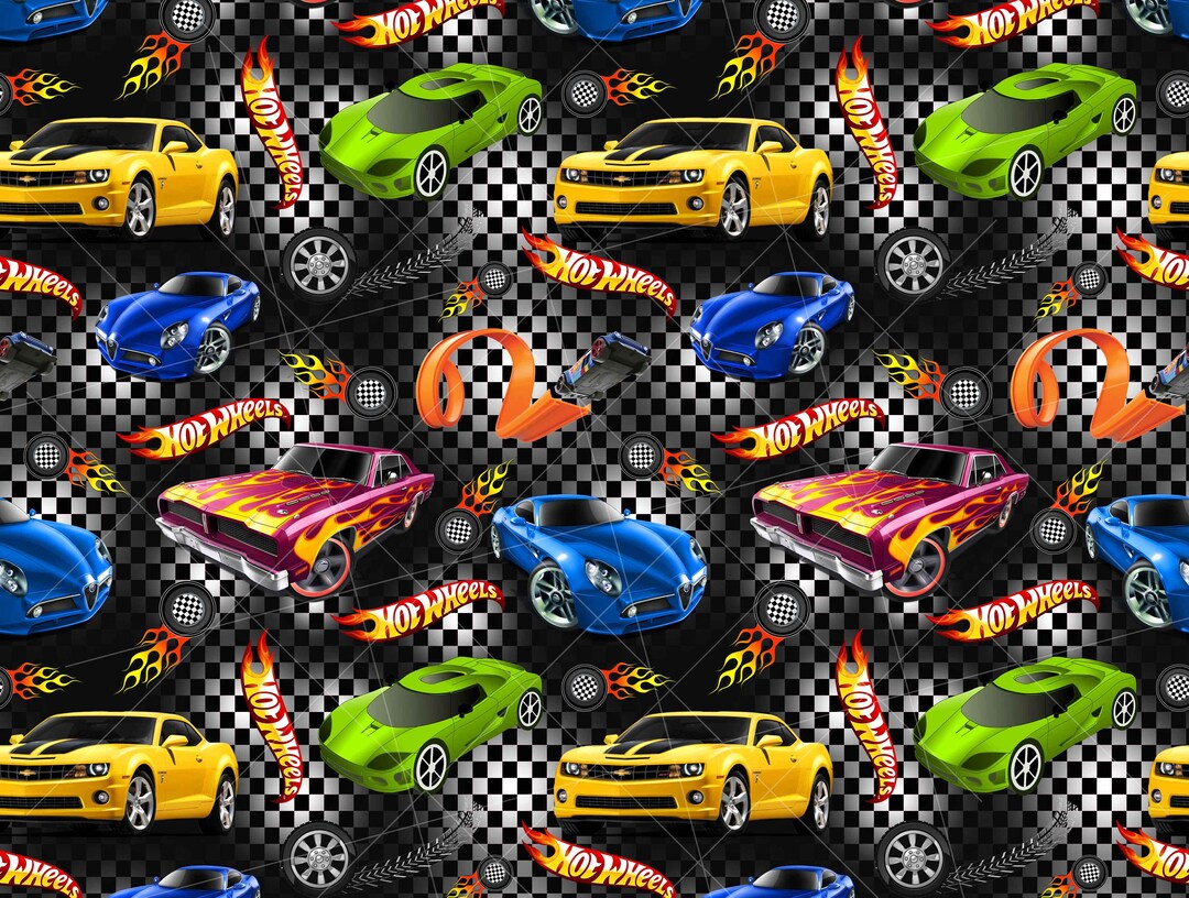 Cars Digital Seamless Pattern File - Etsy