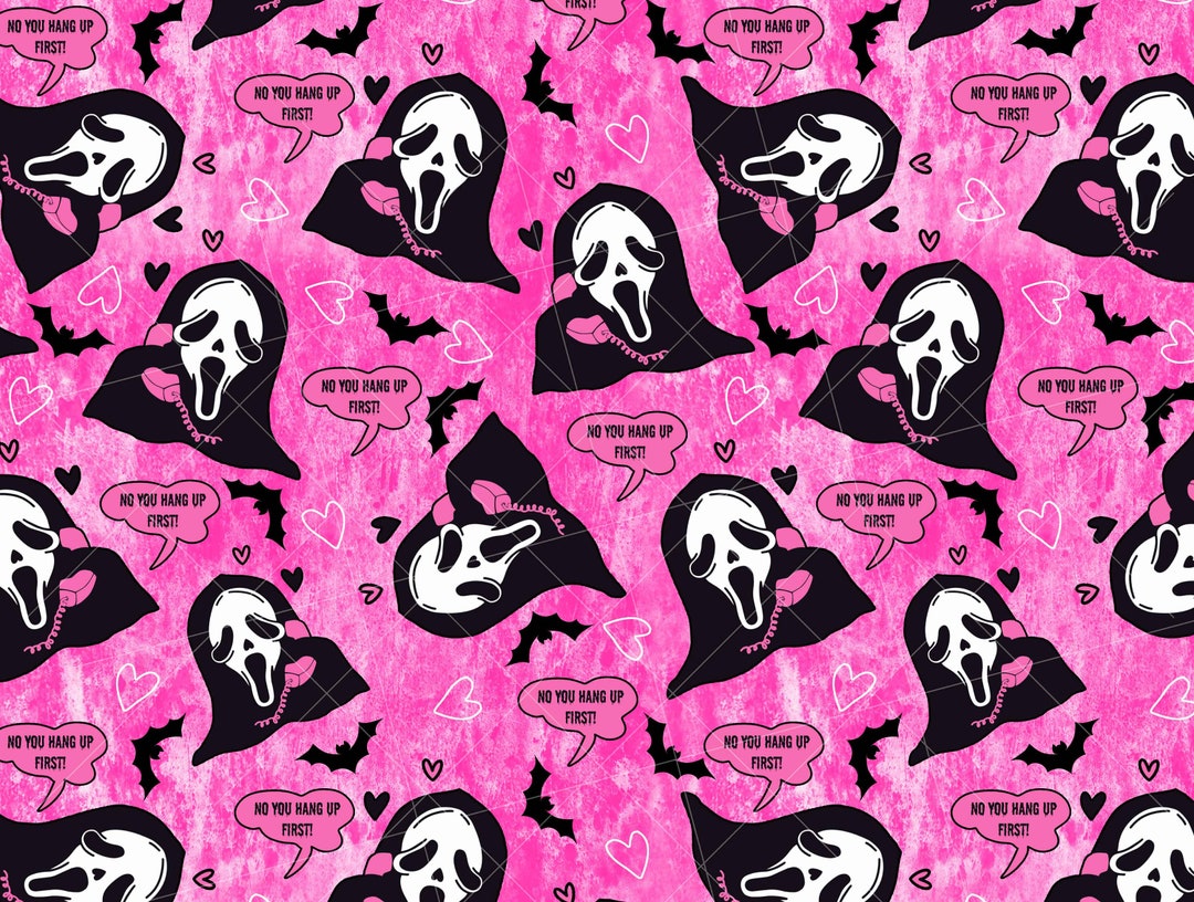Horror Scream Seamless Pattern File - Etsy