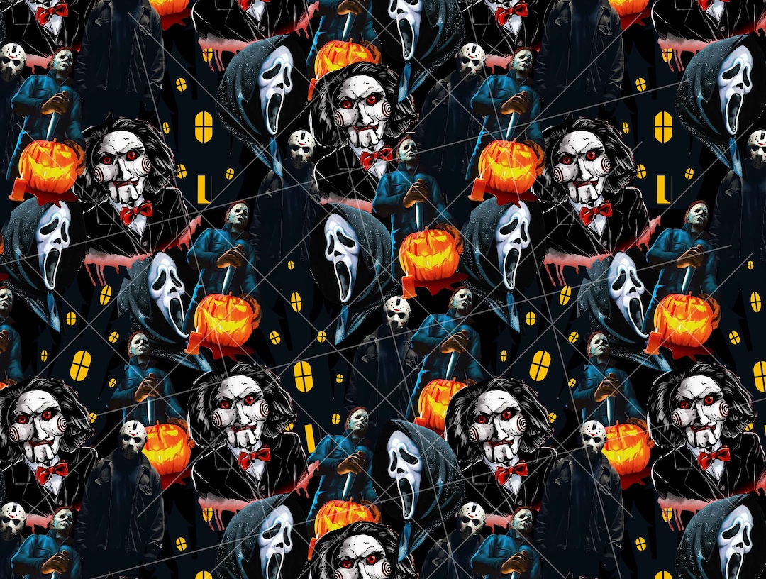 Horror Scarry Dark Digital Seamless File - Etsy