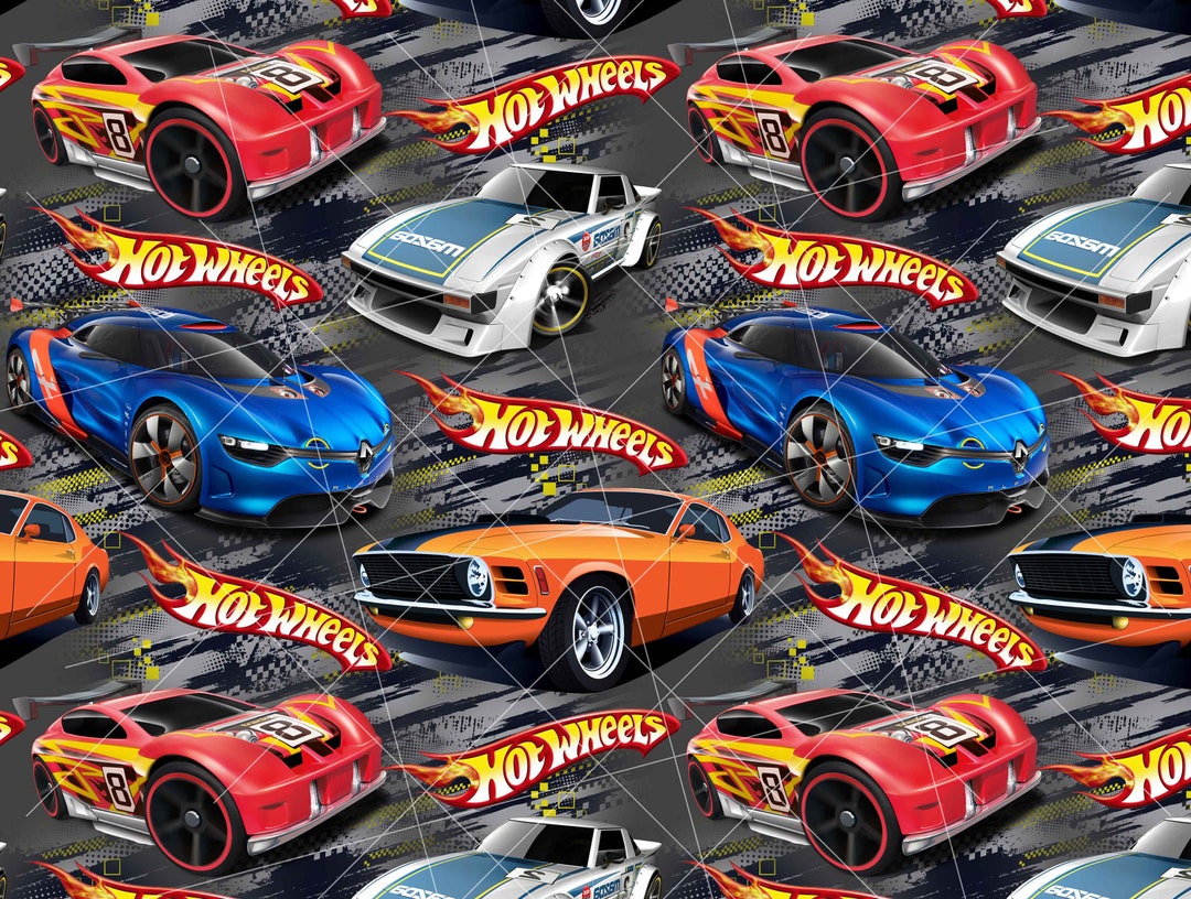 Cars Digital Seamless Pattern File - Etsy