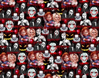 Horror Jack Digital Seamless Pattern - Etsy