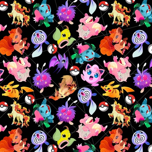 RAINBOW BRITE REPEAT Pattern Digital Seamless Files - Etsy