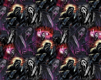 Horror Scream Seamless Pattern File - Etsy