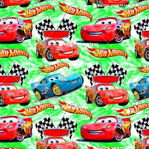 Cars Digital Seamless Pattern File - Etsy