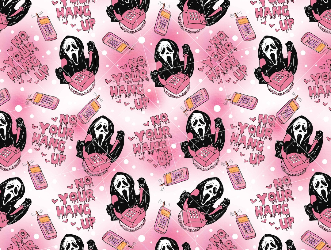 Horror Scream Digital Seamless Pattern File. Instant Download. - Etsy