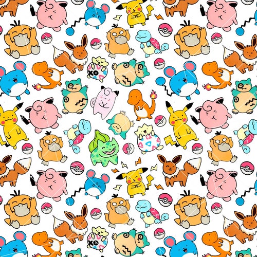 RAINBOW BRITE REPEAT Pattern Digital Seamless Files - Etsy