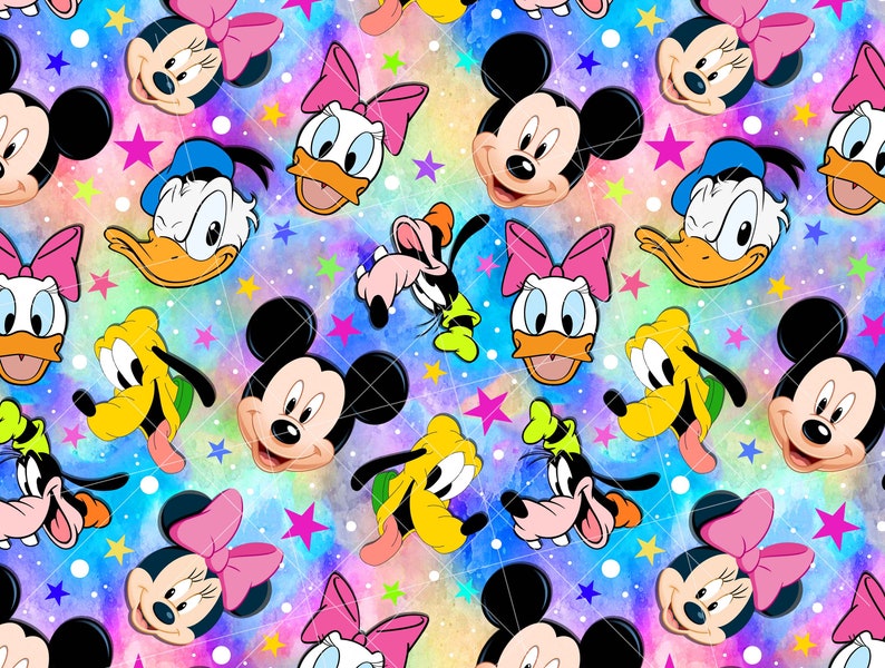 Digital Seamless Pattern With Background File - Etsy