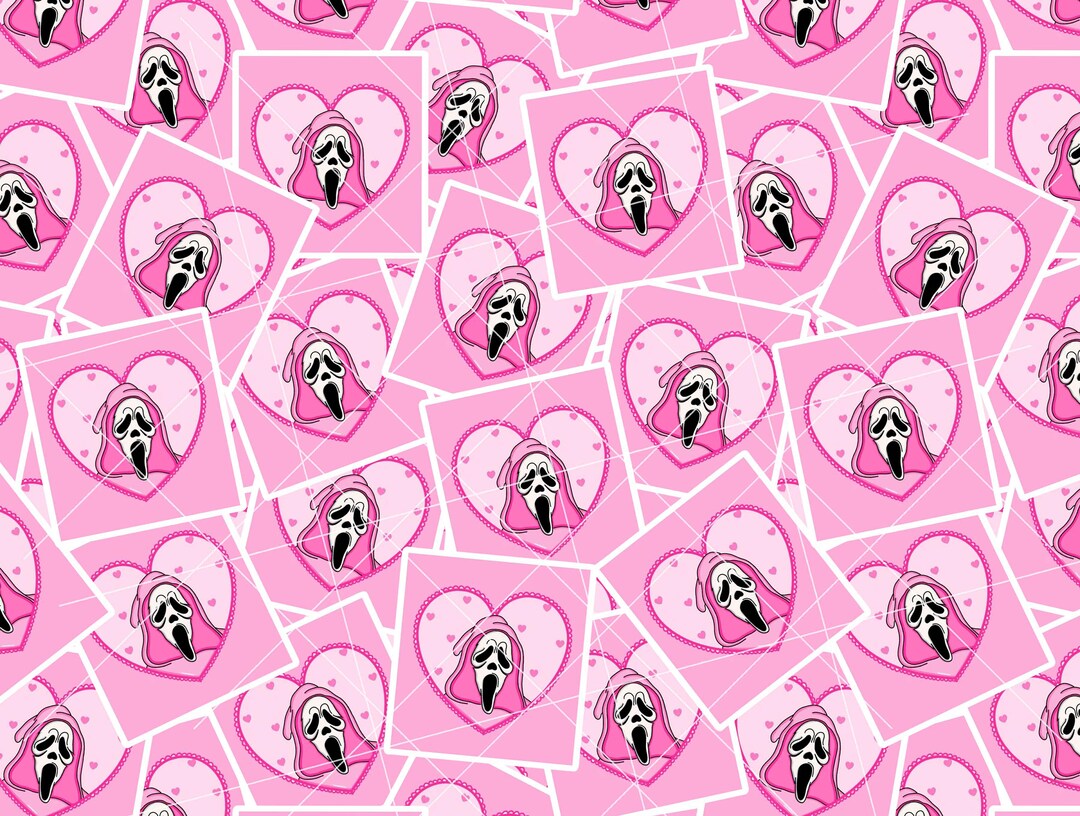 Horror Scream Seamless Pattern File - Etsy