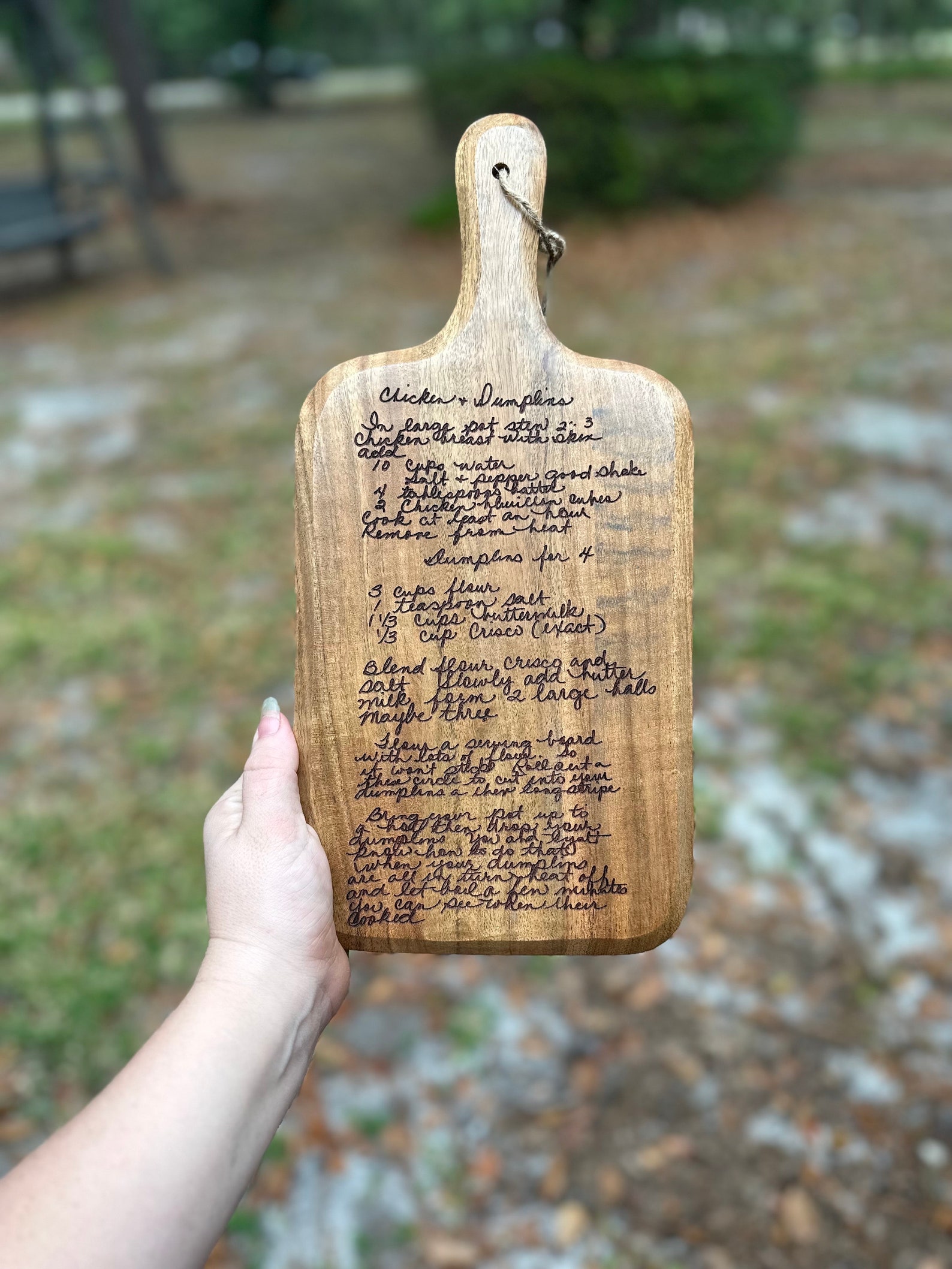 Handwriting Recipe Cutting Boards - Etsy