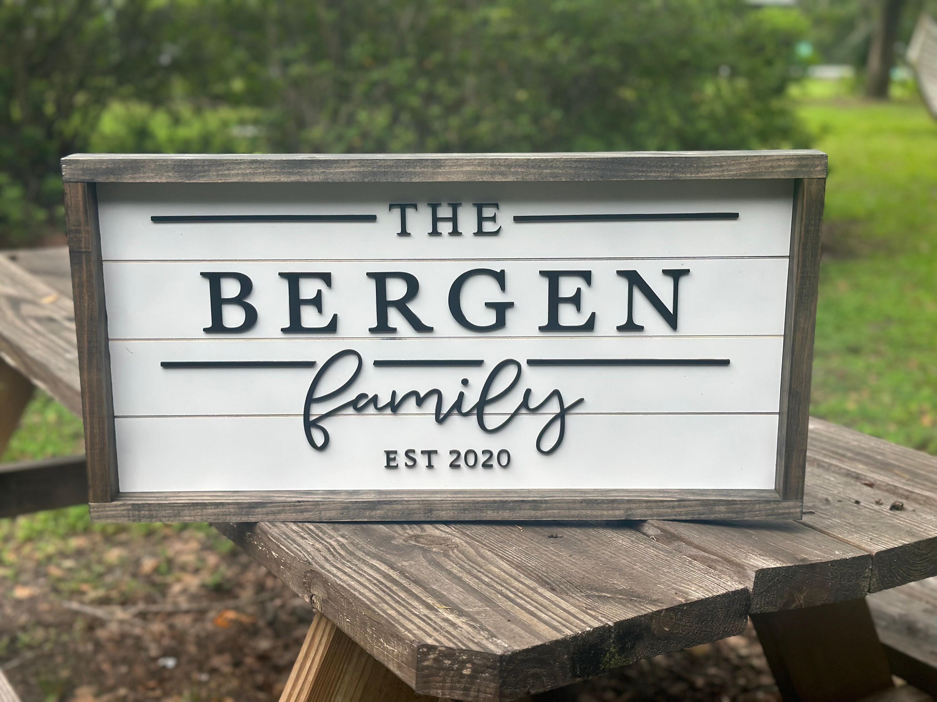 Shiplap Family Sign - Etsy