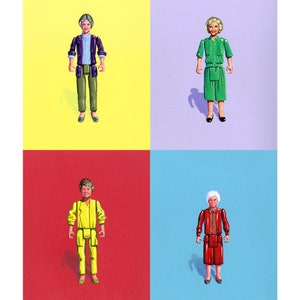 Golden Girls Action Figure Print - Etsy