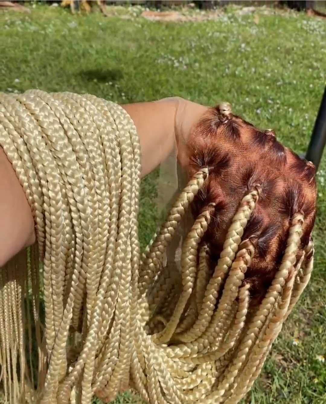 Full Lace Knotless Box Braided Wig Lace Wig Cornrow Wigs Goddess Locs