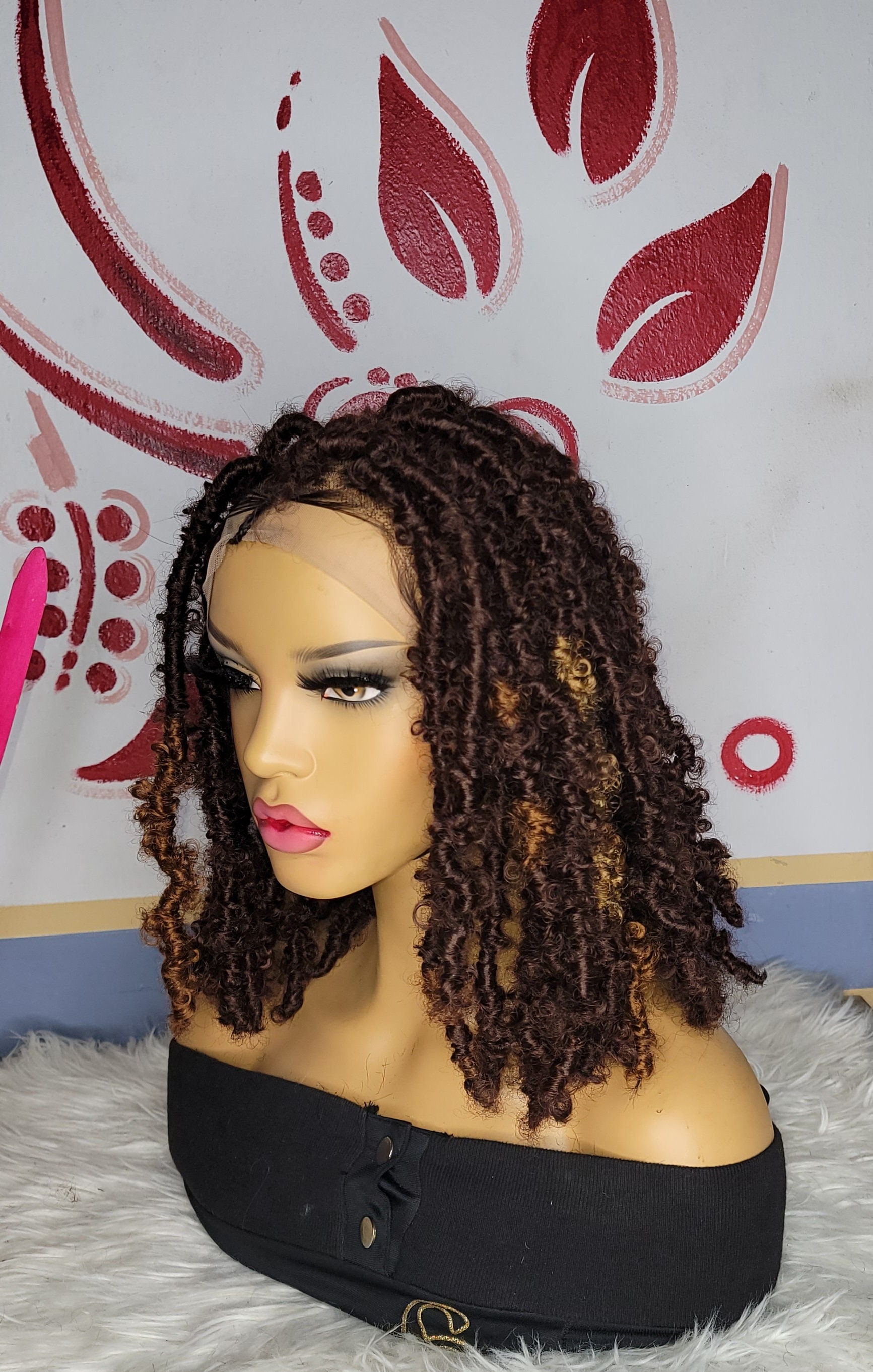 Full Lace Butterfly Locs Wig Full Lace Wig Lace Front Wig Faux - Etsy