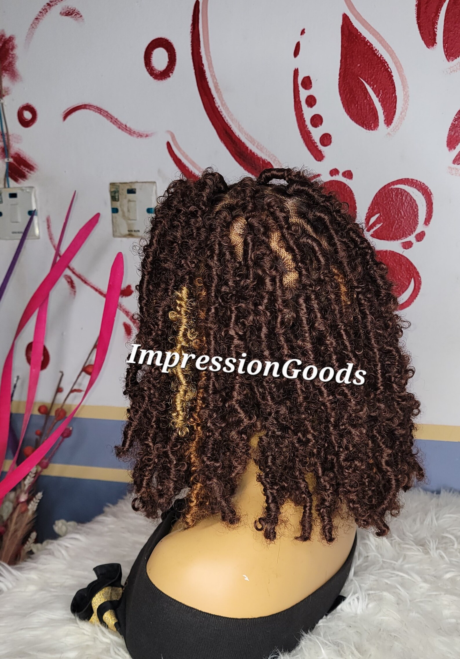 Full Lace Butterfly Locs Wig Full Lace Wig Lace Front Wig Faux Etsy