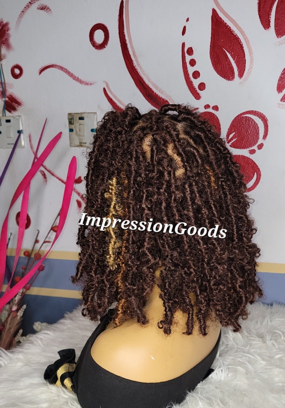 Full Lace Butterfly Locs Wig Full Lace Wig Lace Front Wig Faux - Etsy