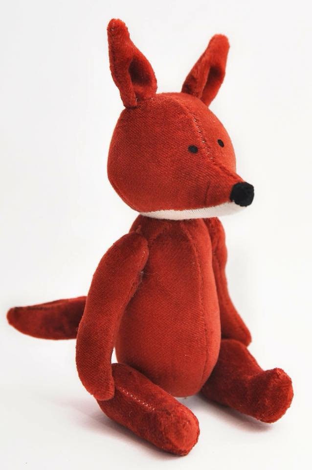 Stuffed Fox Toy Velvet Fox Softie Animal Plush Toy Fox Kid Toddler Toy ...