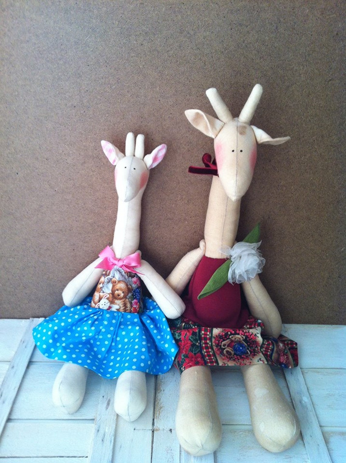 Giraffe Fabric Toy Animal Tilda Doll Tilda Giraffe Toy Giraffe Toddler ...