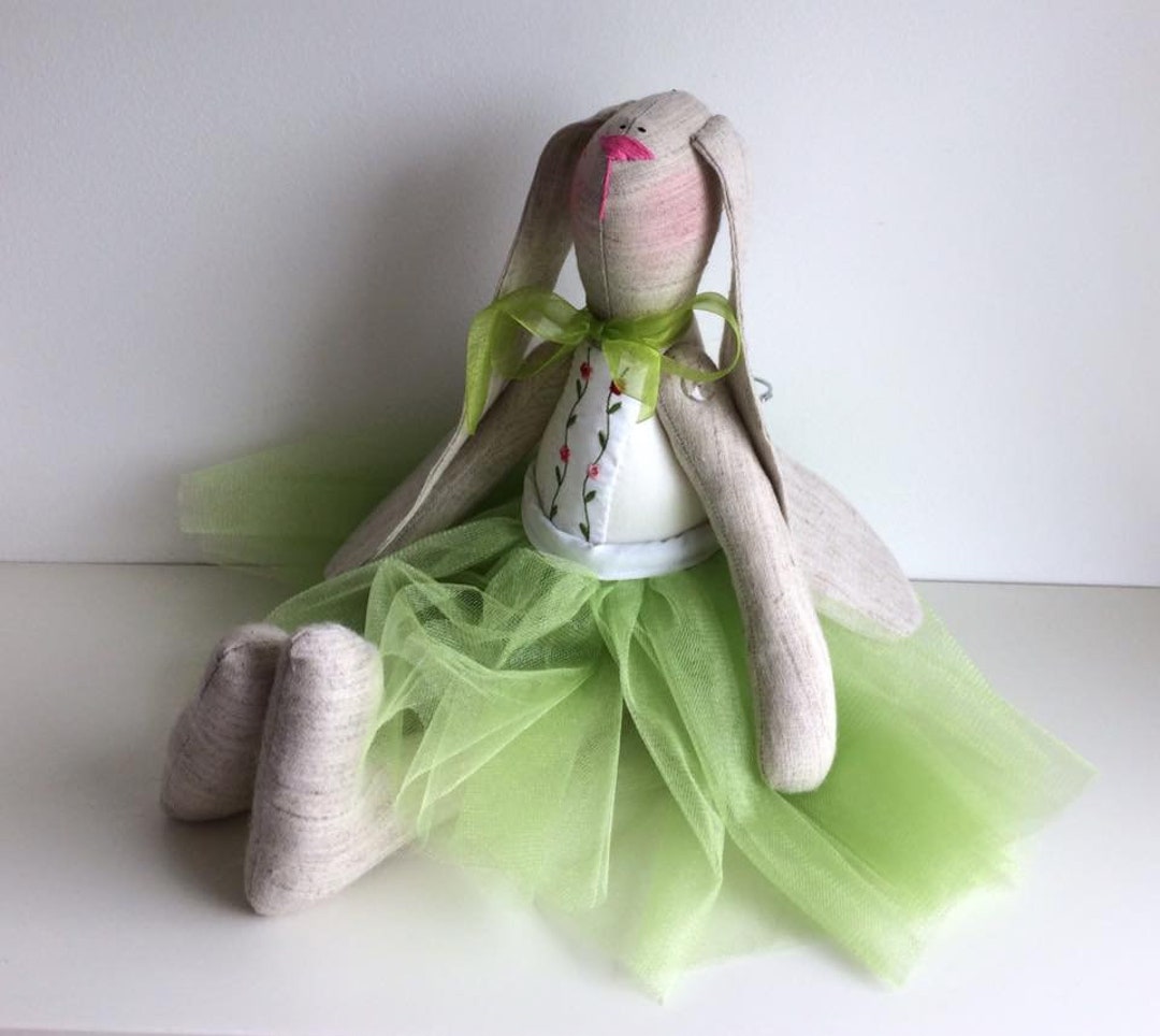 Rabbit Tilda Doll Little Ballerina Tilda Toy Ballet Dancer Rabbit ...