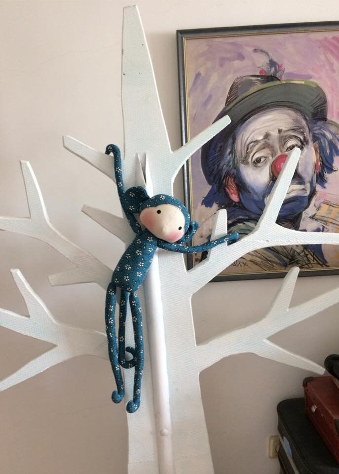 Monkey Tilda Doll Monkey Tilda Toy Monkey Fabric Toy Monkey - Etsy