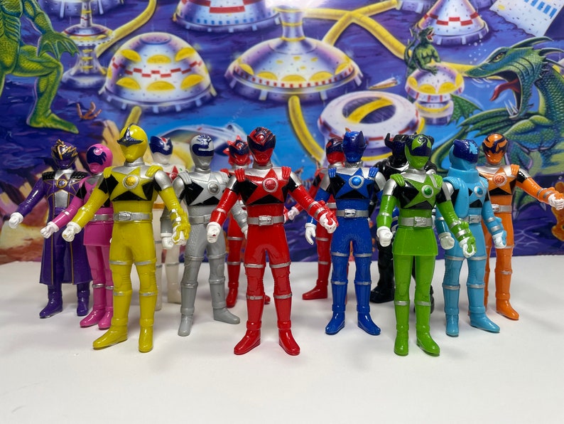 Uchū Sentai Kyuranger | Bandai Sofubi 13 Piece Set | 4” - Etsy