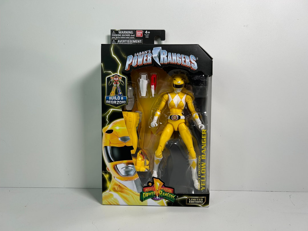 Mighty Morphin Power Rangers Legacy Collection Yellow Ranger - Etsy