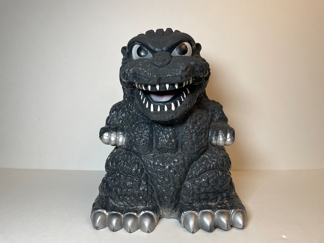 Godzilla Giant Piggy Bank Yutaka Toho 1994 13 X 11 - Etsy