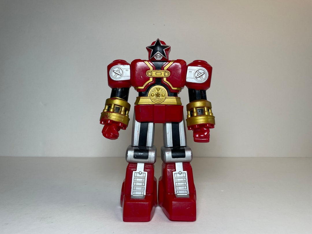 Power Rangers Zeo DX Red Battlezord Megazord Ohranger Redpuncher Sofubi ...