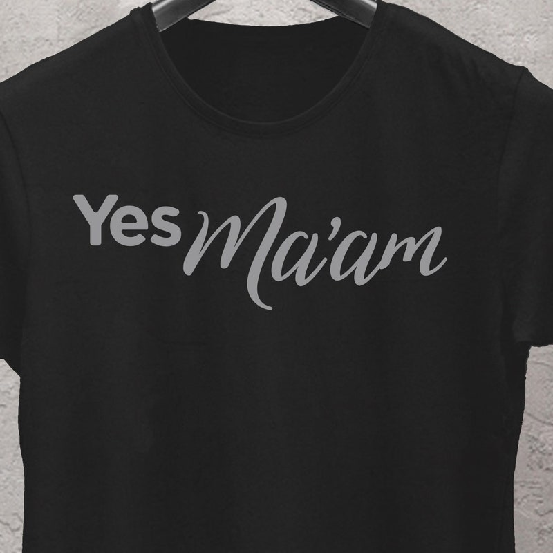 Yes Maam - Etsy