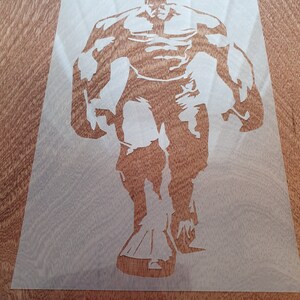 Movie Hero - Superhero Stencils - Re-usable - A4 and A5 Choices ...