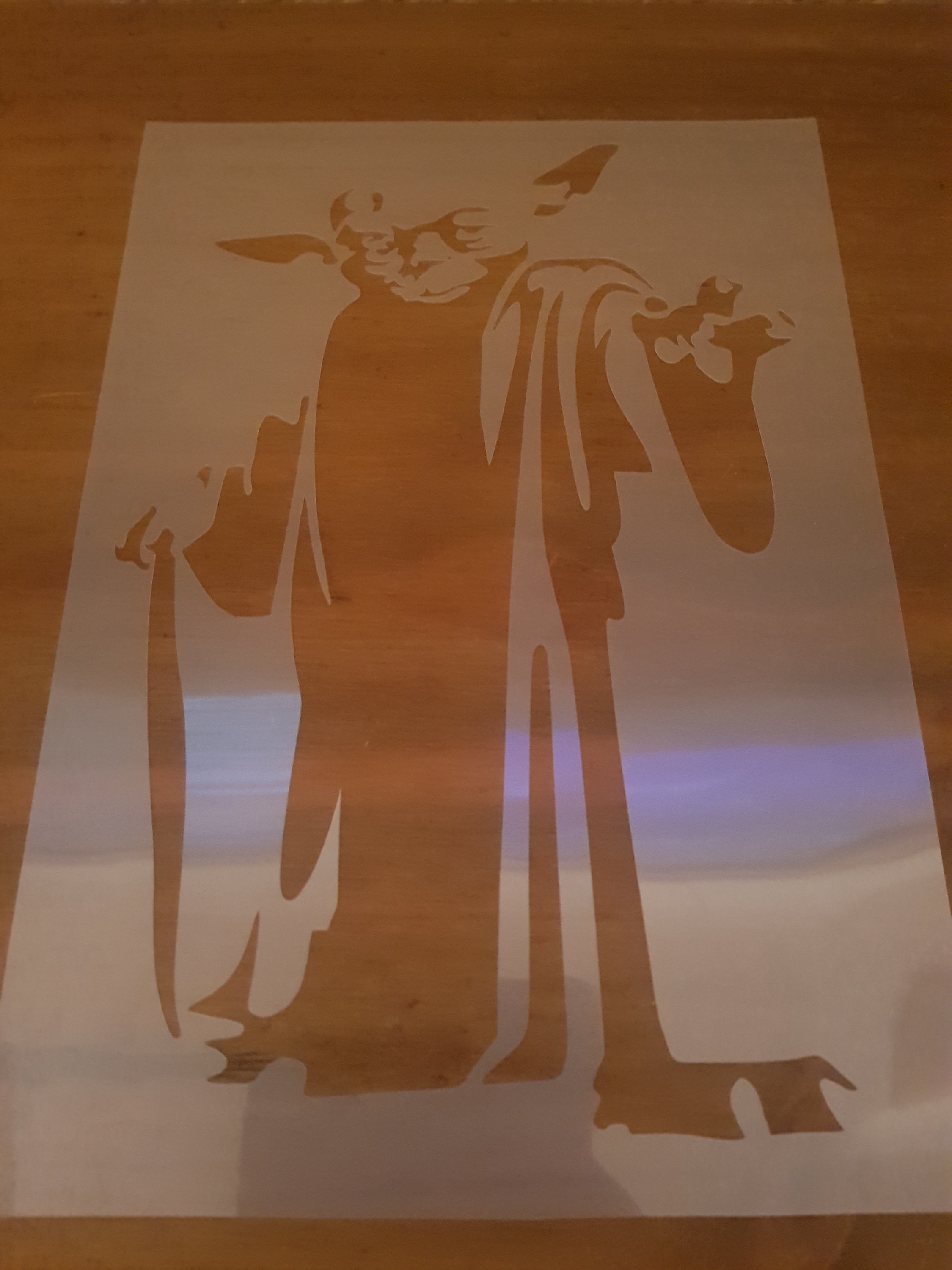 Star Wars Yoda Stencil