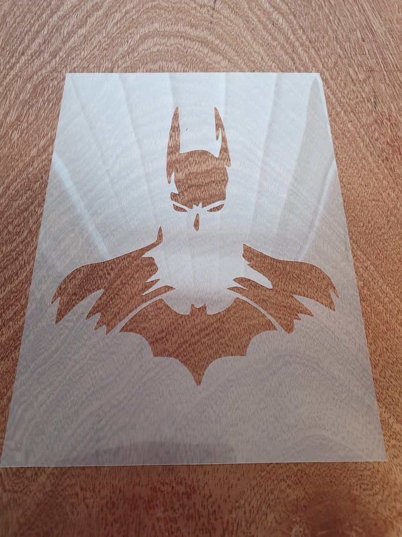 Movie Hero Superhero Stencils Re-usable A4 and A5 Choices Available - Etsy
