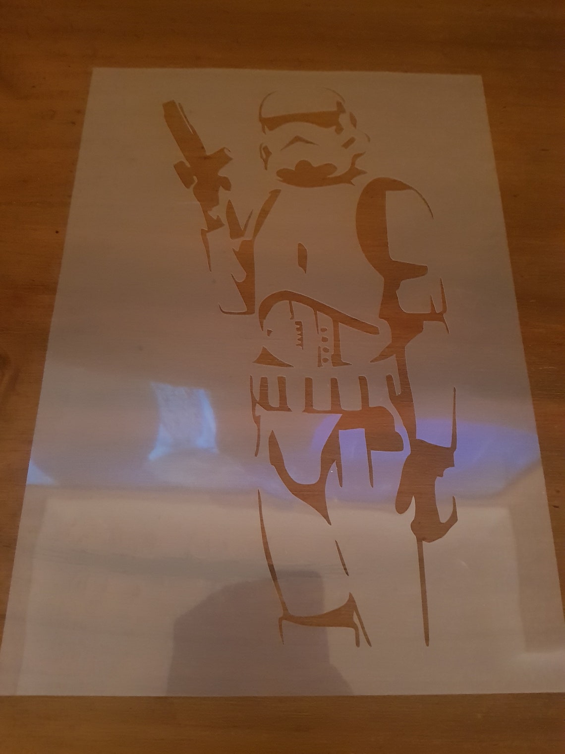 Star Wars Stormtrooper Stencil Re-usable Genuine Mylar - Etsy