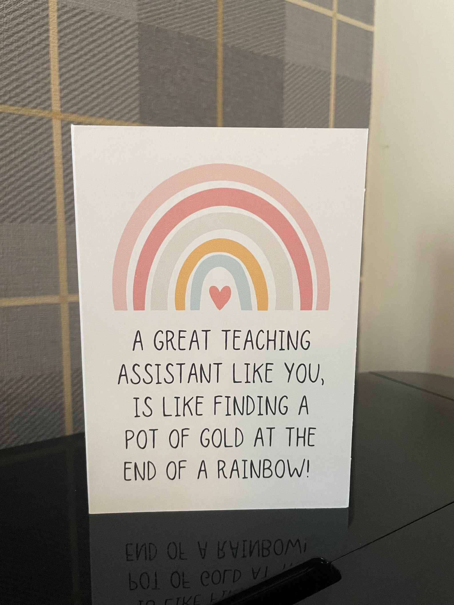 Teaching Assistant Card, Teaching Assistant Gifts, Gifts for Teaching ...