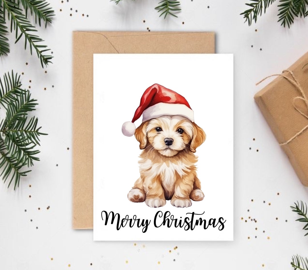 Puppy Christmas Card, Dog Christmas Cards, Pet Christmas Cards ...