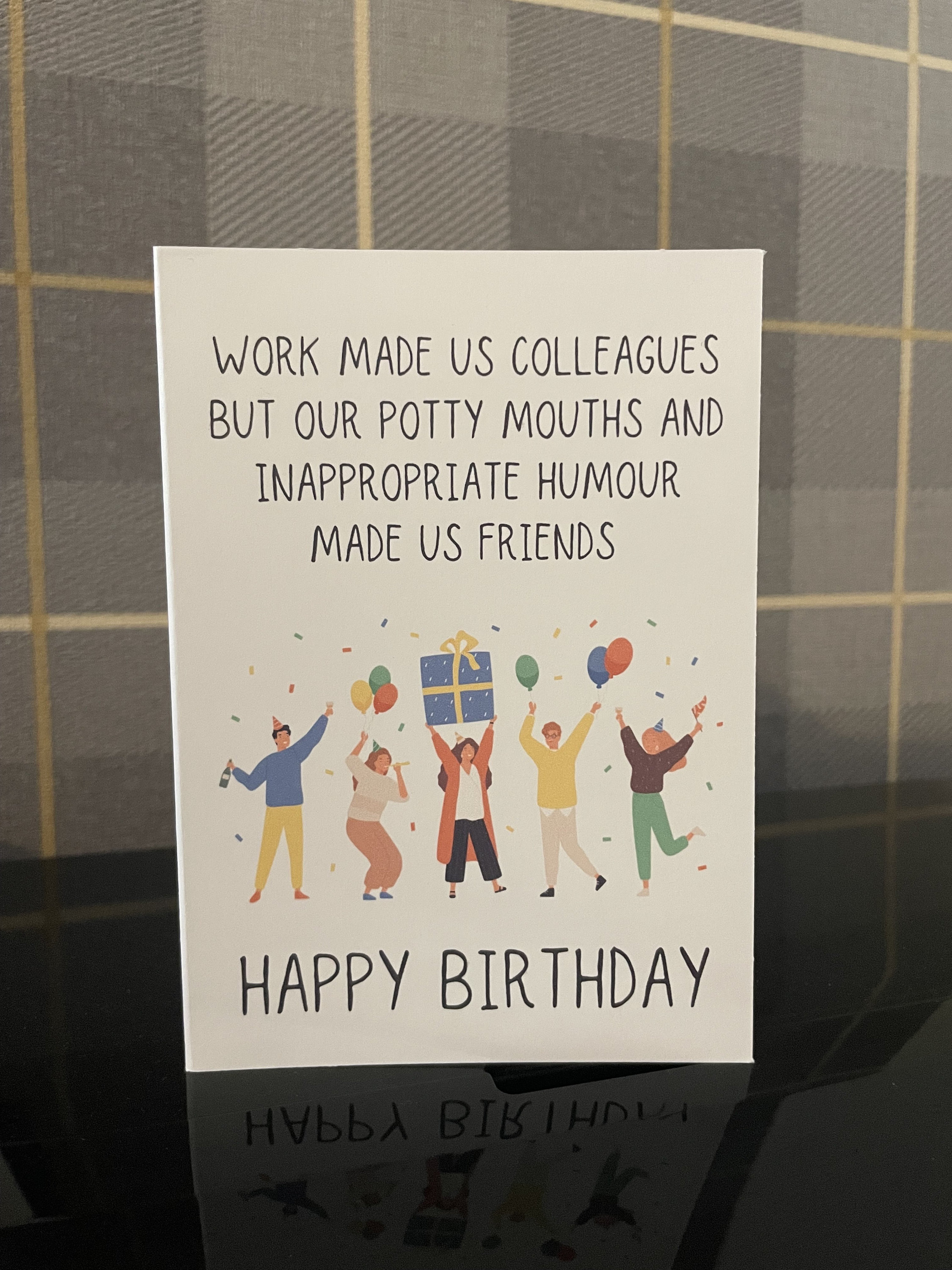 Co Worker Birthday Card, Colleague Birthday Card, Work Birthday Card ...