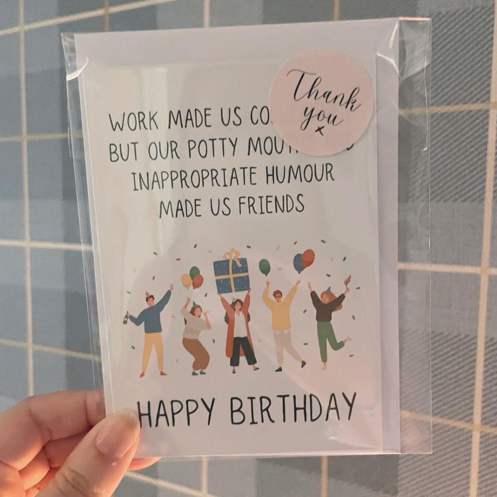 Co Worker Birthday Card, Colleague Birthday Card, Work Birthday Card ...