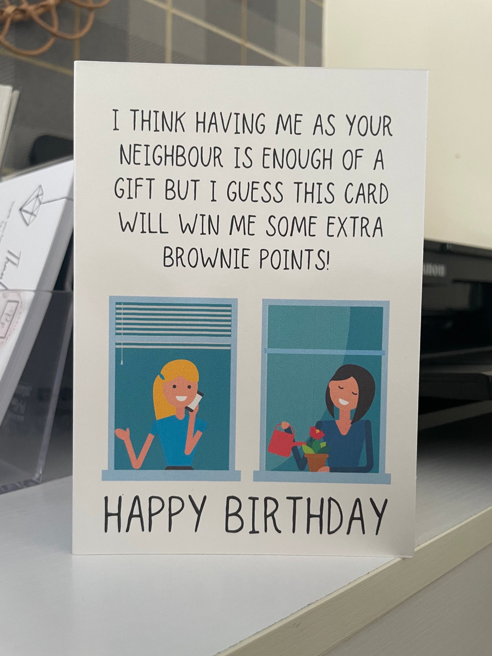 Neighbour Birthday Cards, Cards for Neighbours, Happy Birthday ...