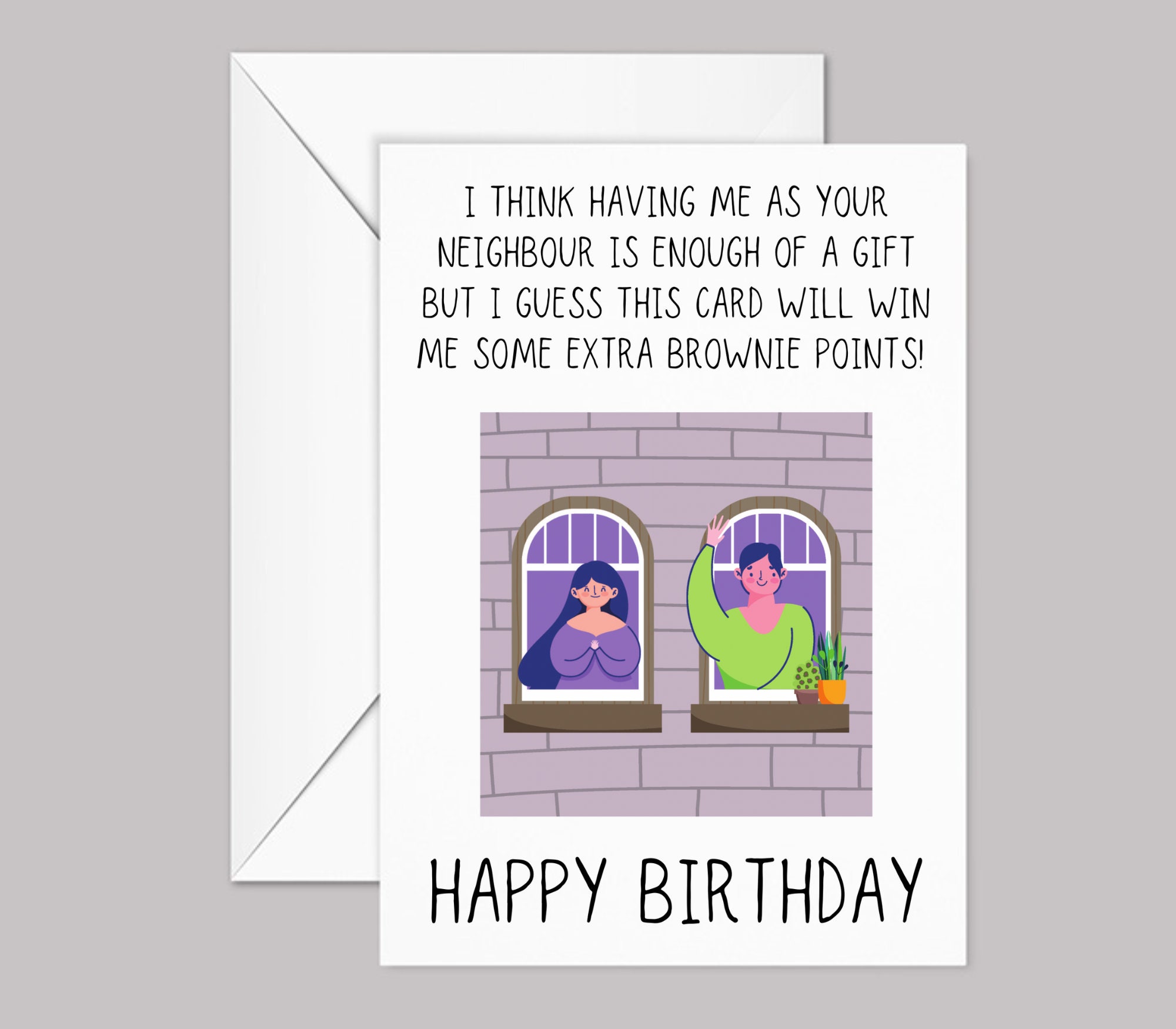 Neighbour Birthday Cards, Cards for Neighbours, Happy Birthday ...