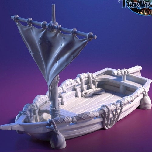 Sloop Ship Dnd Miniature Terrain for Dungeons and Dragons - Etsy