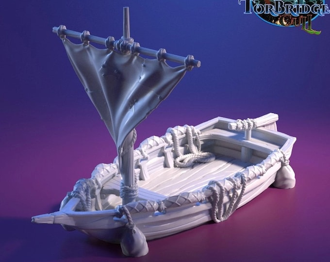 Dnd Terrain Sea Reaver Ship Dnd D&D 28mm Miniature Terrain - Etsy
