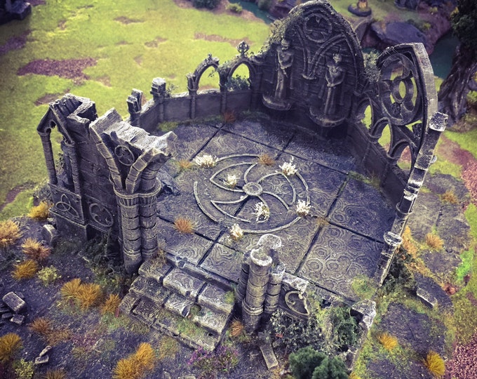 Scythe Wall Trap Openlock Dungeon Tile Dnd Miniature Terrain - Etsy