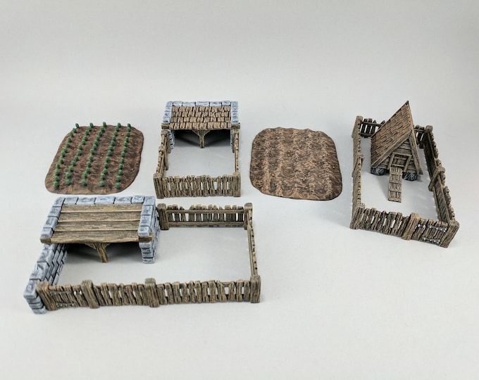 Dwarves Elves and Demons Dnd Terrain Entry Gates for Tribal - Etsy