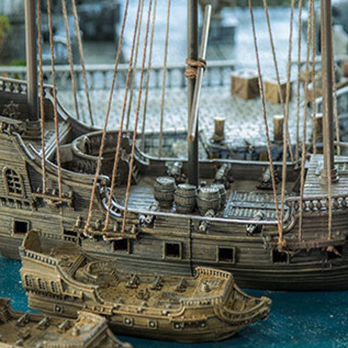 Dnd Terrain the Brig Ship Dwarves Elves and Demons 28mm - Etsy