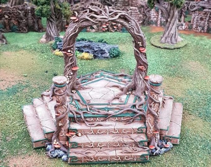 Dnd Terrain Elven Elves Shrine of Solace Dnd D&D 28mm - Etsy
