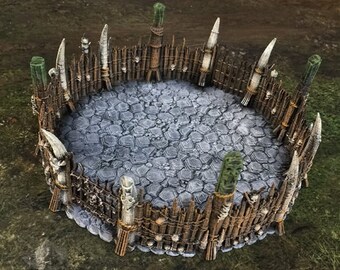 Dnd Terrain Demon Infernal Tower Dnd D&D 28mm Miniature - Etsy
