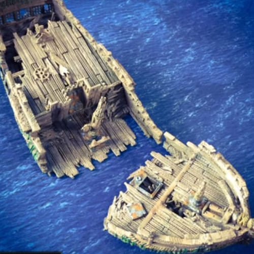 Dnd Terrain Viking the Frigate Ship Dwarves Elves and Demons - Etsy